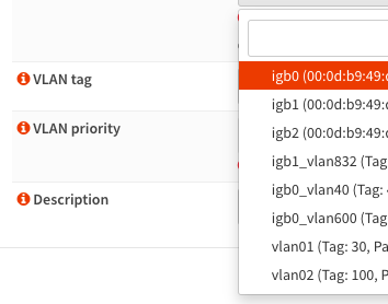 Creating VLAN : GUI offers existing VLAN interfaces as parent interface · Issue #6077 · opnsense ...