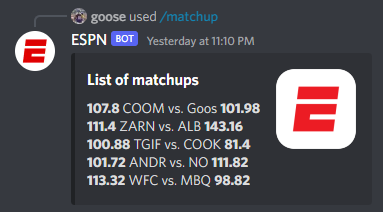 GitHub - ajsiragusa/espn-fantasy-football-discord-bot: Discord bot that ...