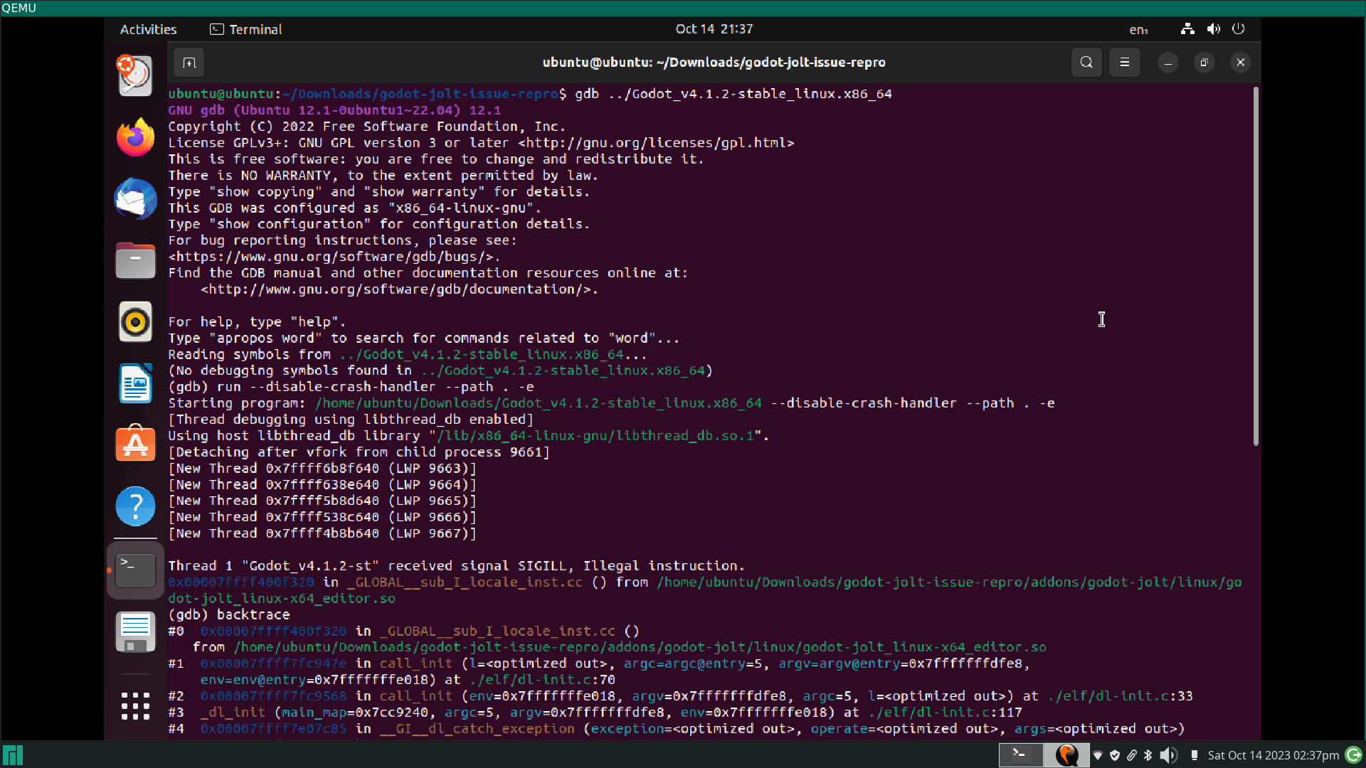 Editor Crash When Opening Project After Machine Reboot · Issue 635 · Godot Jolt Godot Jolt · Github