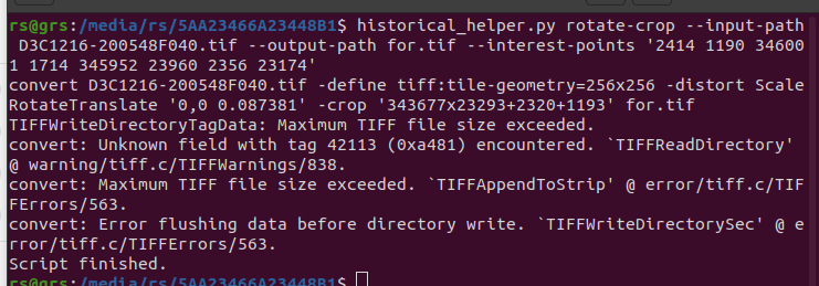encountered an error in Historical_ Helper.py · Issue #403 · NeoGeographyToolkit/StereoPipeline ...