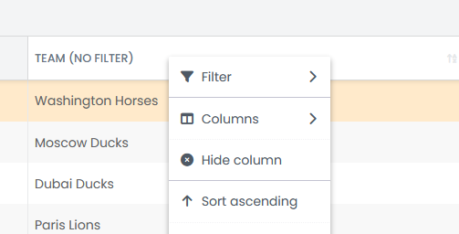 Non Filterable Column Has A Filter Option In Its Context Menu · Issue 7503 · Bryntumsupport 5269