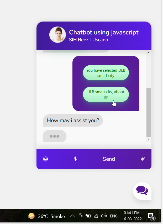 GitHub - ReezTuscano/Chatbot-with-ui-integration