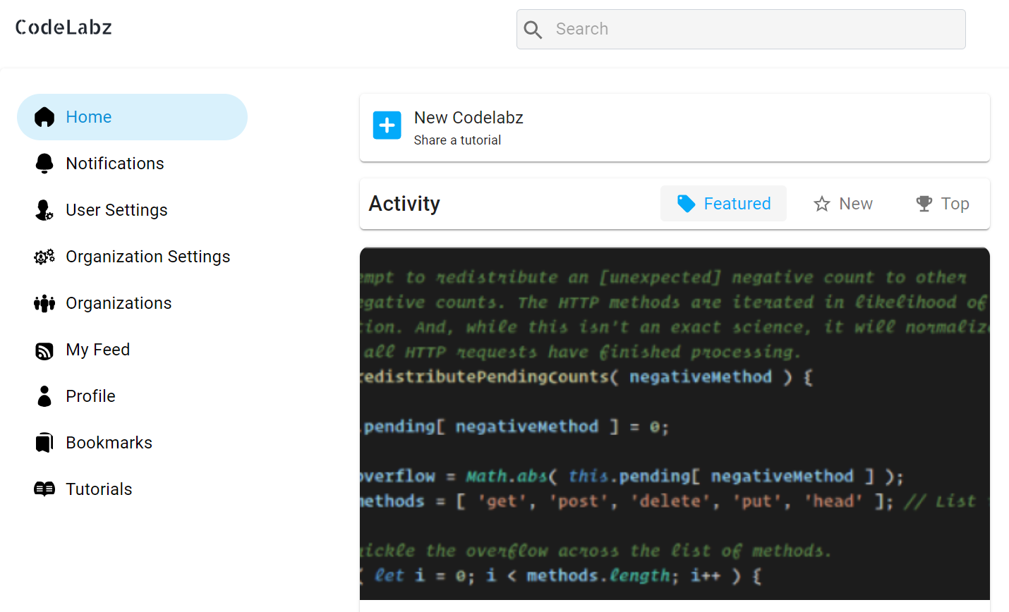 Improved UI for the Search Bar. · Issue #555 · scorelab/Codelabz · GitHub