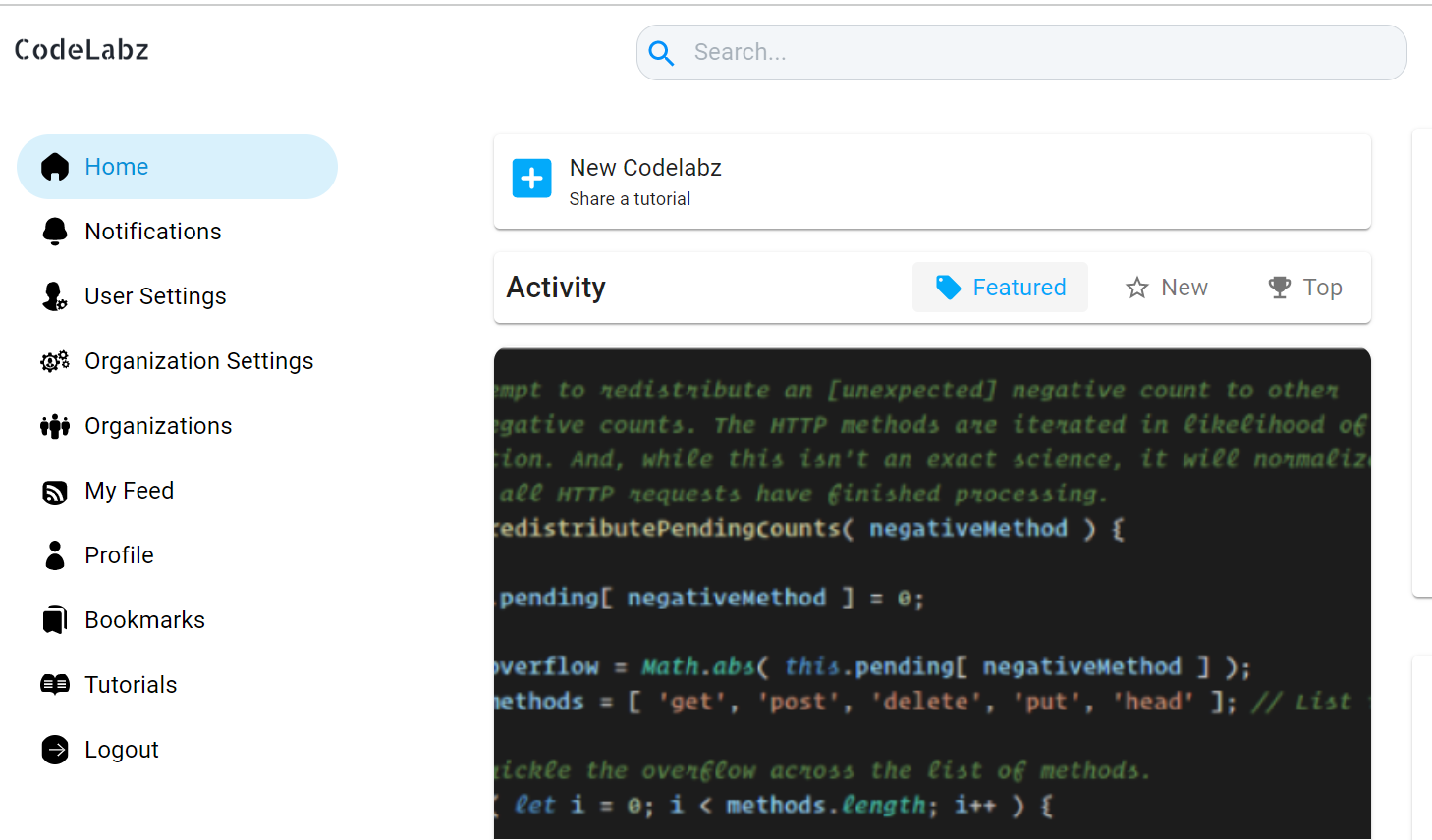 Improved UI for the Search Bar. · Issue #555 · scorelab/Codelabz · GitHub