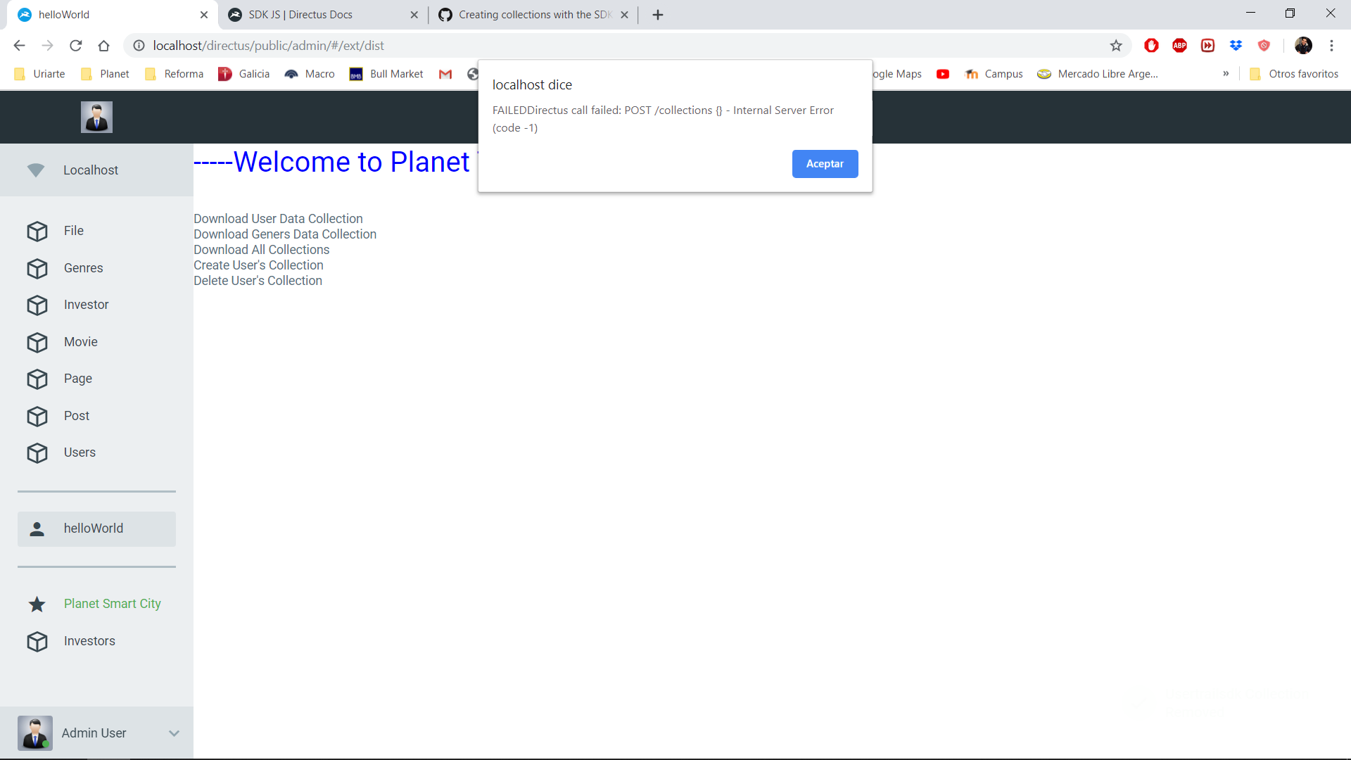 Creating collections with the SDK JS · Issue #2341 · directus/v8-archive · GitHub