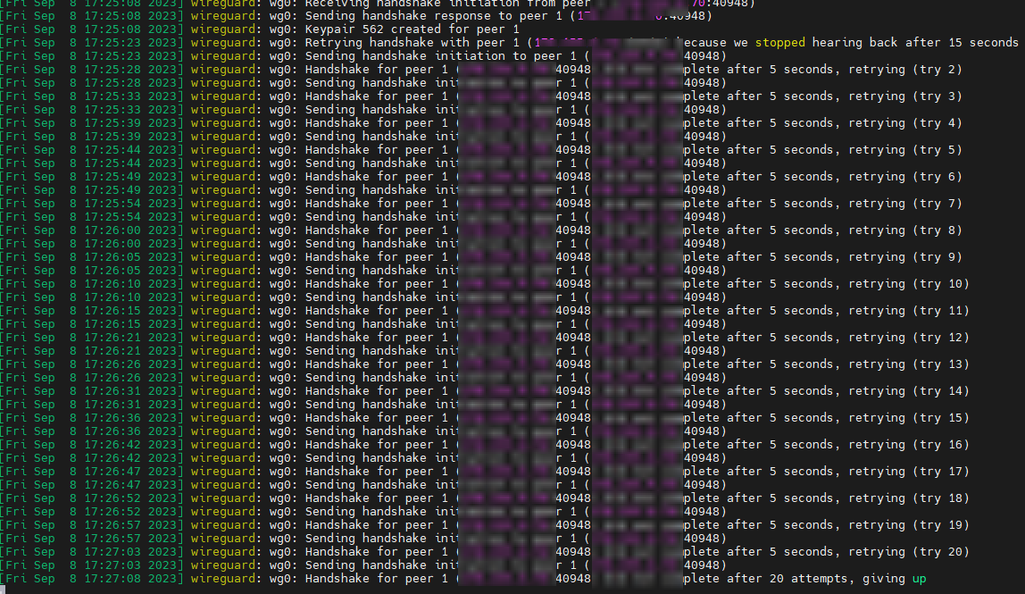 Stopped working for no reason · Issue #476 · angristan/wireguard-install · GitHub