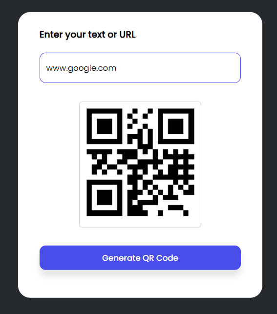 GitHub - brzTudor/QRCodeGenerator: Web application which generates a QR ...