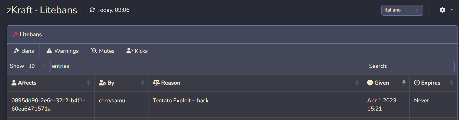 Liteban integration · Issue #3041 · plan-player-analytics/Plan · GitHub