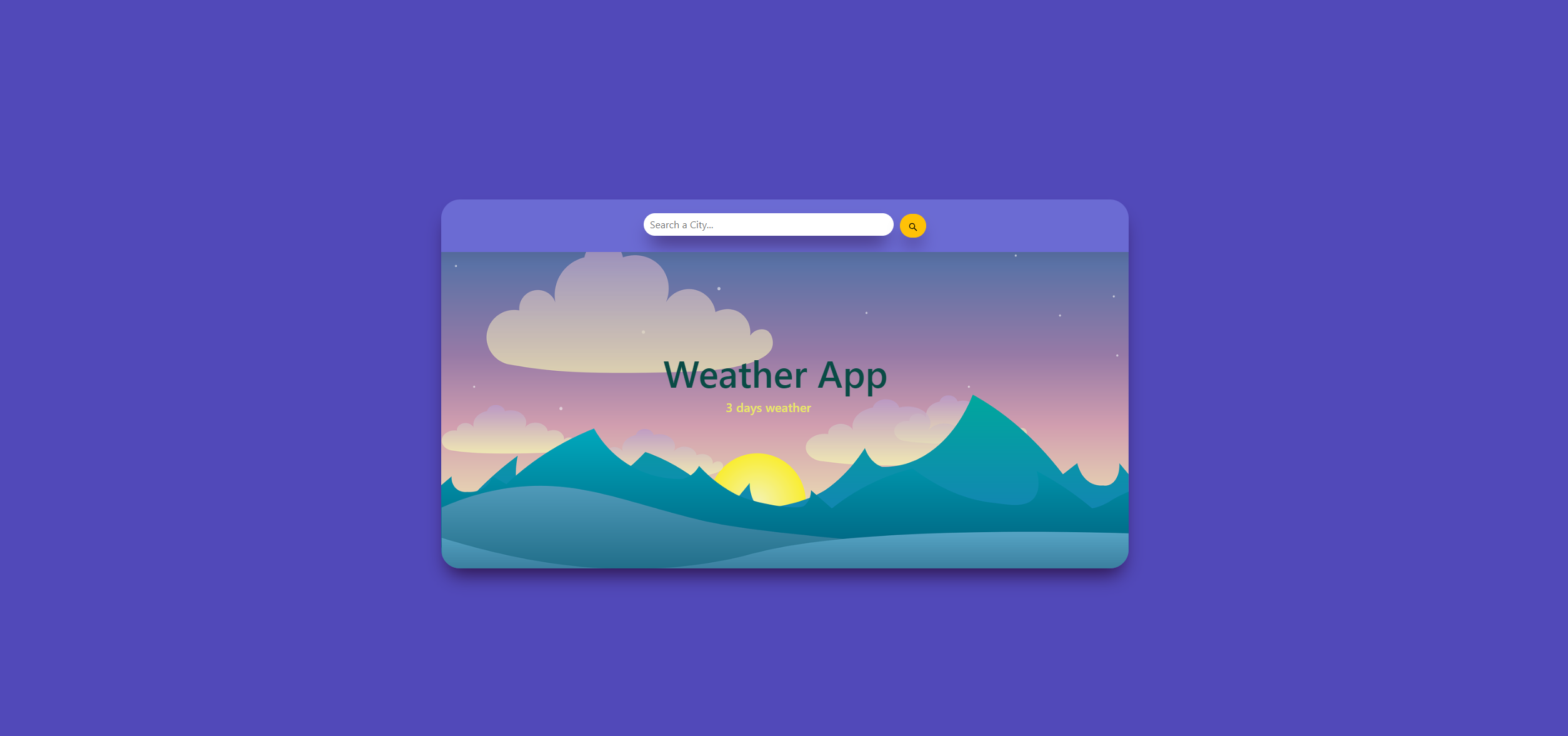 Github Yusuffemreavsar3 Days Weather App React