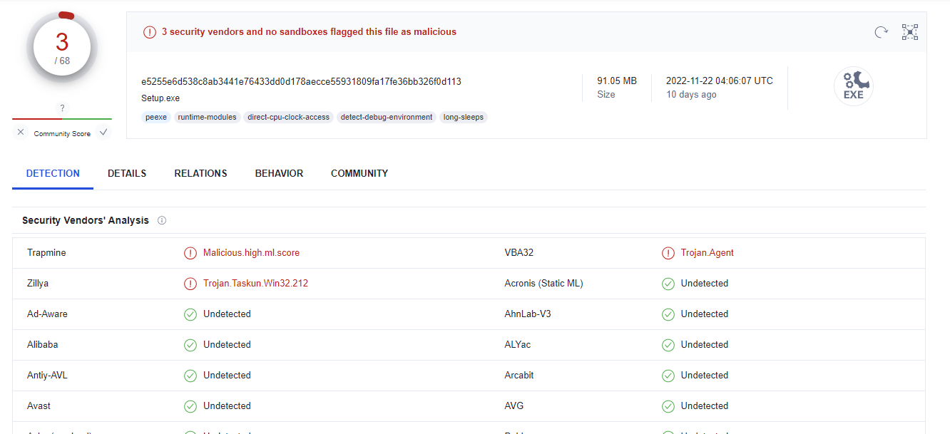 BUG: Virustotal reports 3 positives including two trojans · Issue #1592 · Flow-Launcher/Flow ...