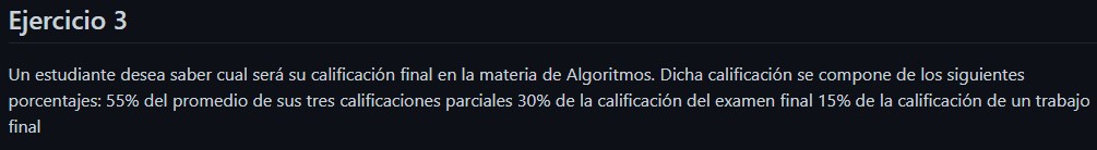 Entrega-Modulo-2-02-Estructuras-Secuenciales-Tarea-03-Ejercicio-3 · Issue #1 · Aleja0814/Modulo2 ...
