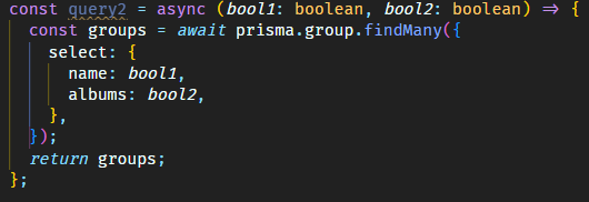 Passing Non Literal Boolean Type To Includeselect Does Not Correctly Update The Output Type