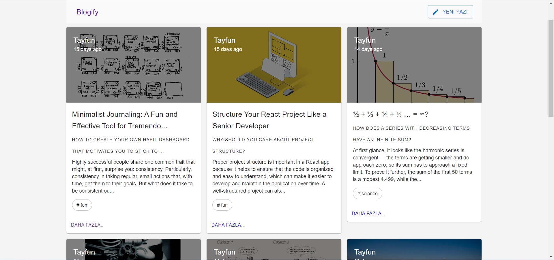 GitHub - tayfuntop/Blog-App: React-Nodejs-MongoDB-Redux