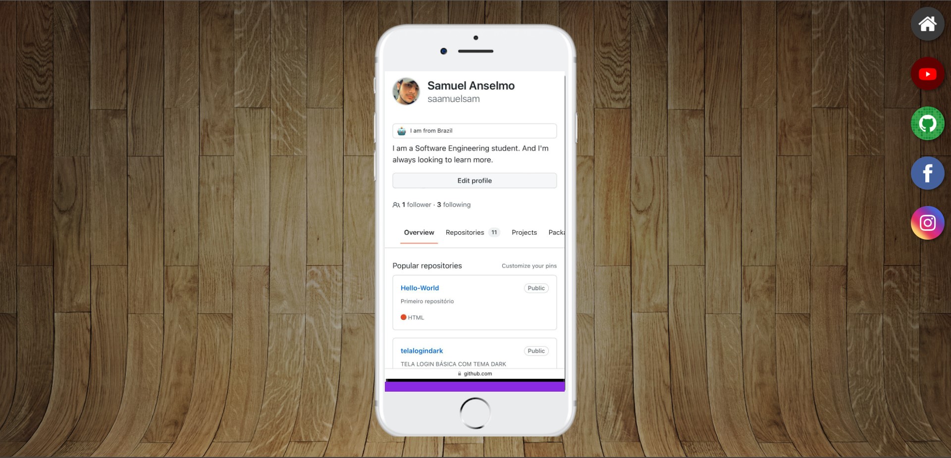 GitHub - saamuelsam/projeto-social: Projeto Redes Sociais