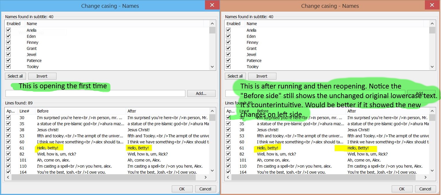 Change casing tool not refreshing its form. · Issue #2729 · SubtitleEdit/subtitleedit · GitHub