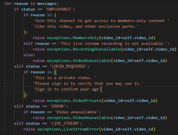 KeyError: 'streamingData' · Issue #743 · pytube/pytube · GitHub