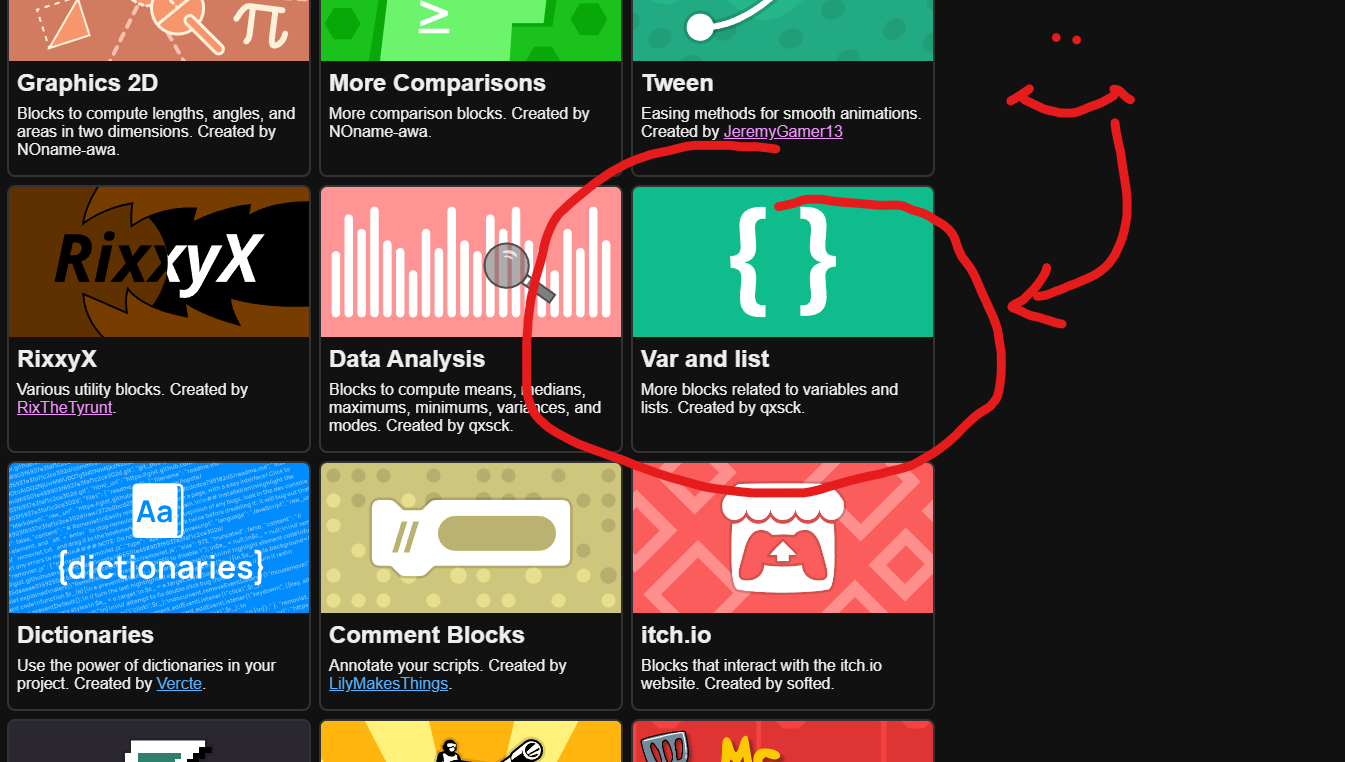 Help us create images for all of the extensions · Issue #90 · TurboWarp/extensions · GitHub