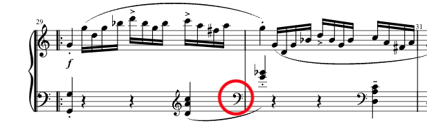Wrong clef at end of measure · Issue #1461 · opensheetmusicdisplay ...