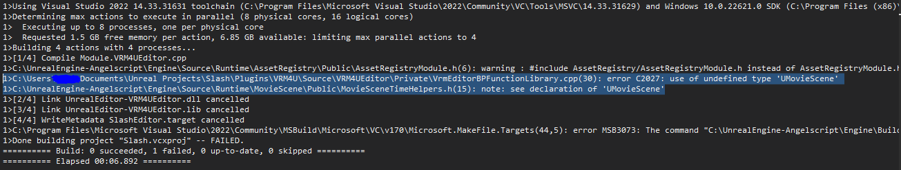 compilation error · Issue #226 · ruyo/VRM4U · GitHub
