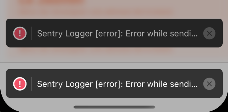 Automatic Instrumentation For React Native Navigation Wix Creates An Error While Sending