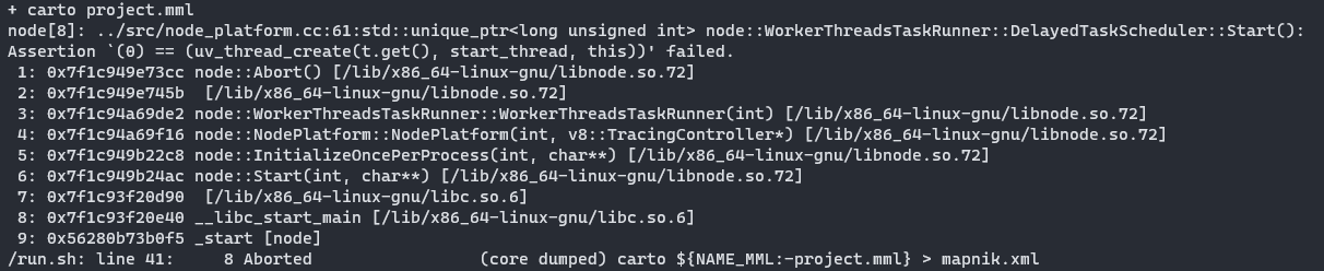 import faild · Issue #4732 · gravitystorm/openstreetmap-carto · GitHub