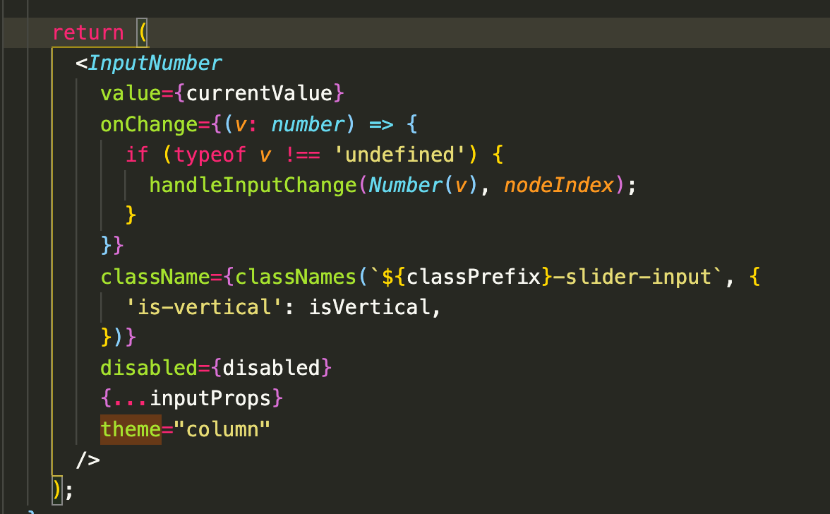 [slider] inputNumberProps 能否支持传入theme · Issue #970 · Tencent/tdesign-react · GitHub
