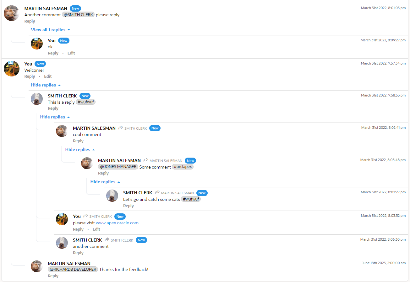 GitHub - baldogiRichard/apex-comments: Oracle Application Express ...