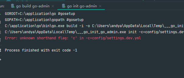 win10 goland初始化db报错 · Issue #257 · go-admin-team/go-admin · GitHub