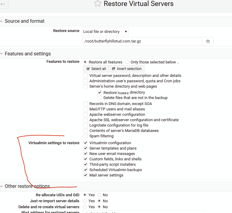 Restore Virtual Server missing "select all" button · Issue #504 · virtualmin/virtualmin-gpl · GitHub