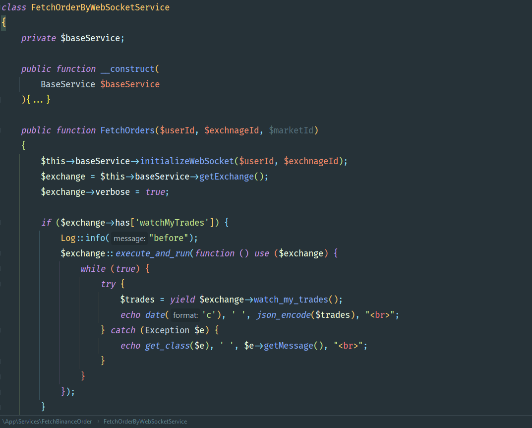 error in watch_my_trades PHP · Issue #13063 · ccxt/ccxt · GitHub