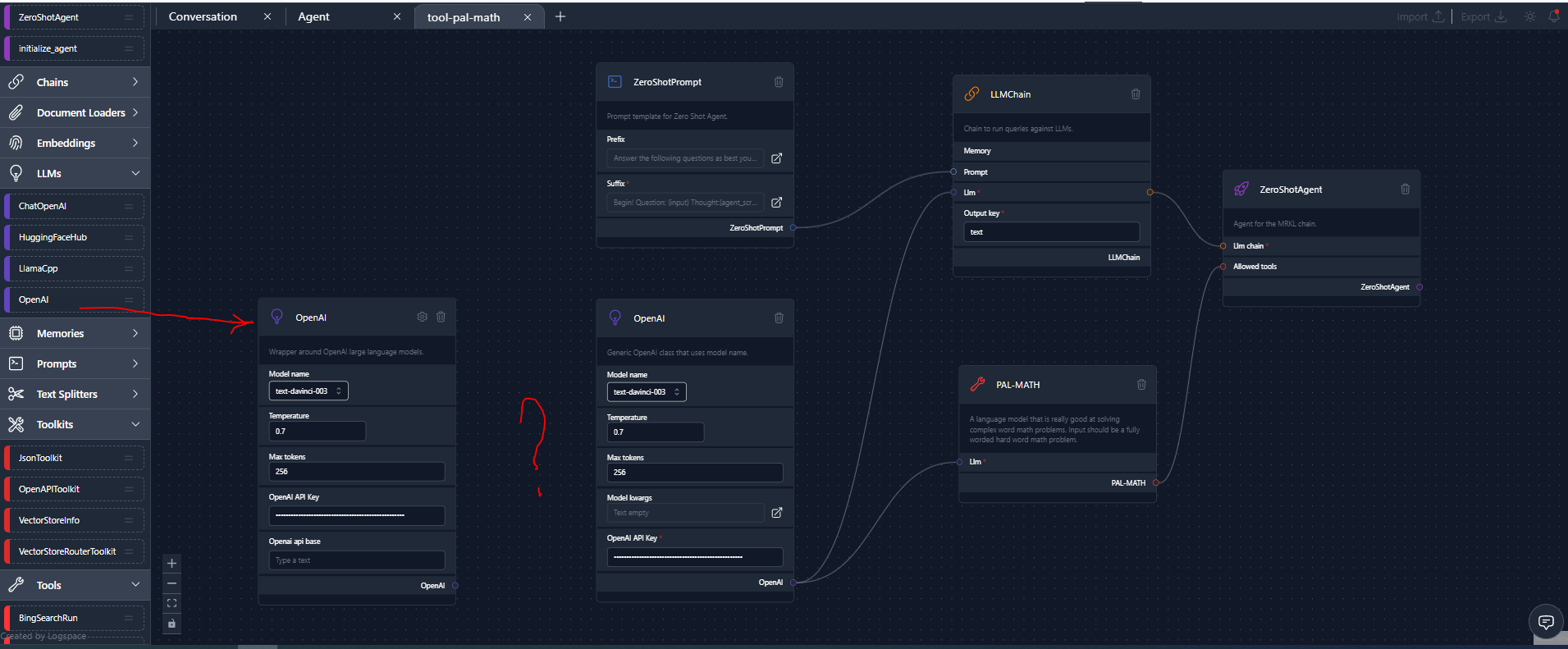 Why The Ui In Hugging Face For Openai Llm Is Different Than The One In The Tool Pal Math