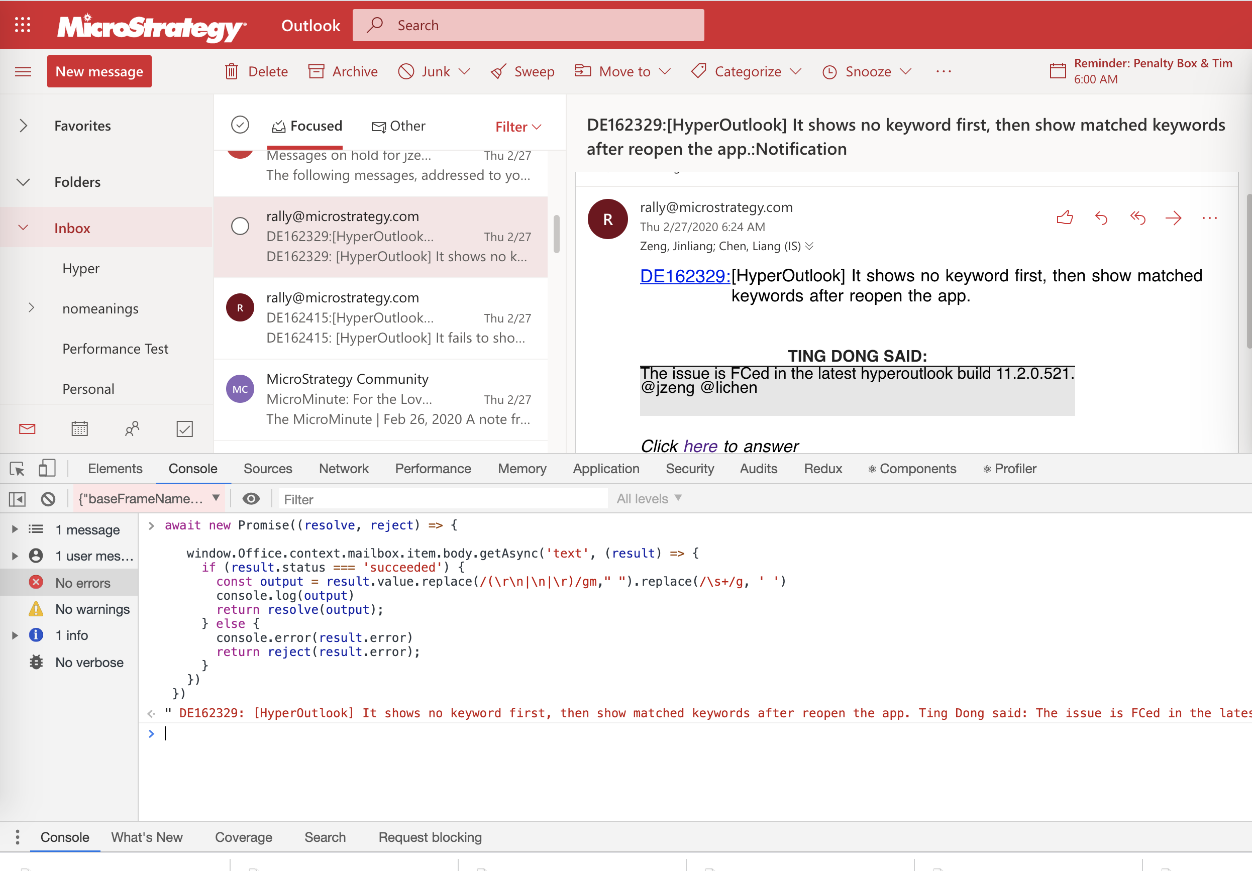 body.getAsync returns different value in native outlook and OutlookWeb in different browsers ...