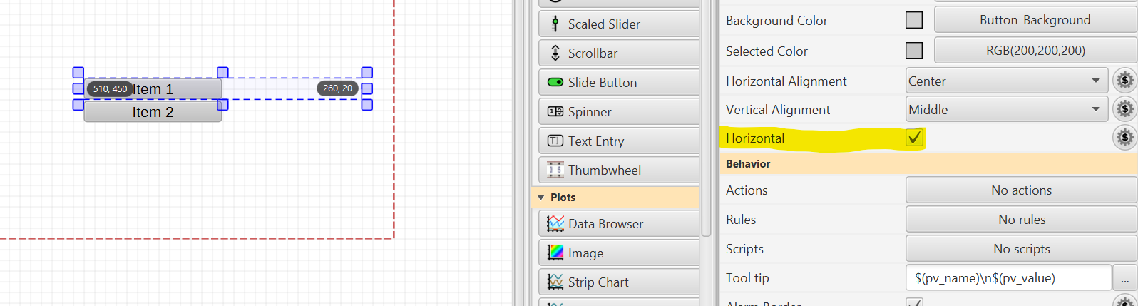 Sometimes the horizontal layout for choice buttons are not respected · Issue #2783 ...