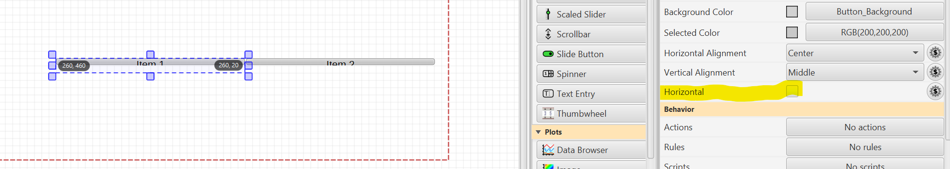 Sometimes the horizontal layout for choice buttons are not respected · Issue #2783 ...