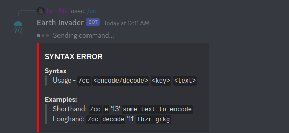 Unknown type of Bug when typing wrong arguments into a cipher · Issue #13 · CosmodiumCS/MK19 ...