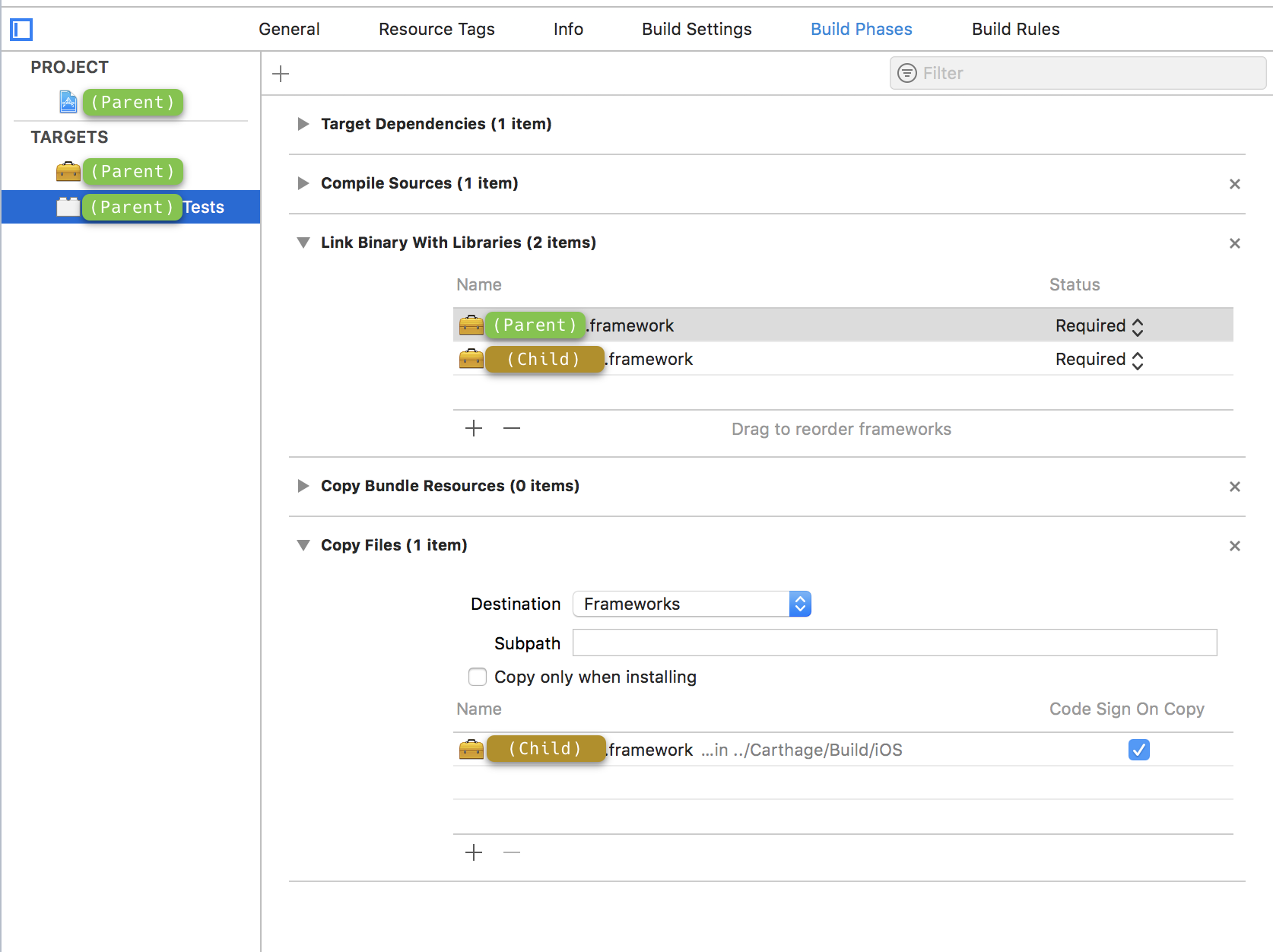 Runpath Search Paths · Issue #1002 · Carthage/Carthage · GitHub