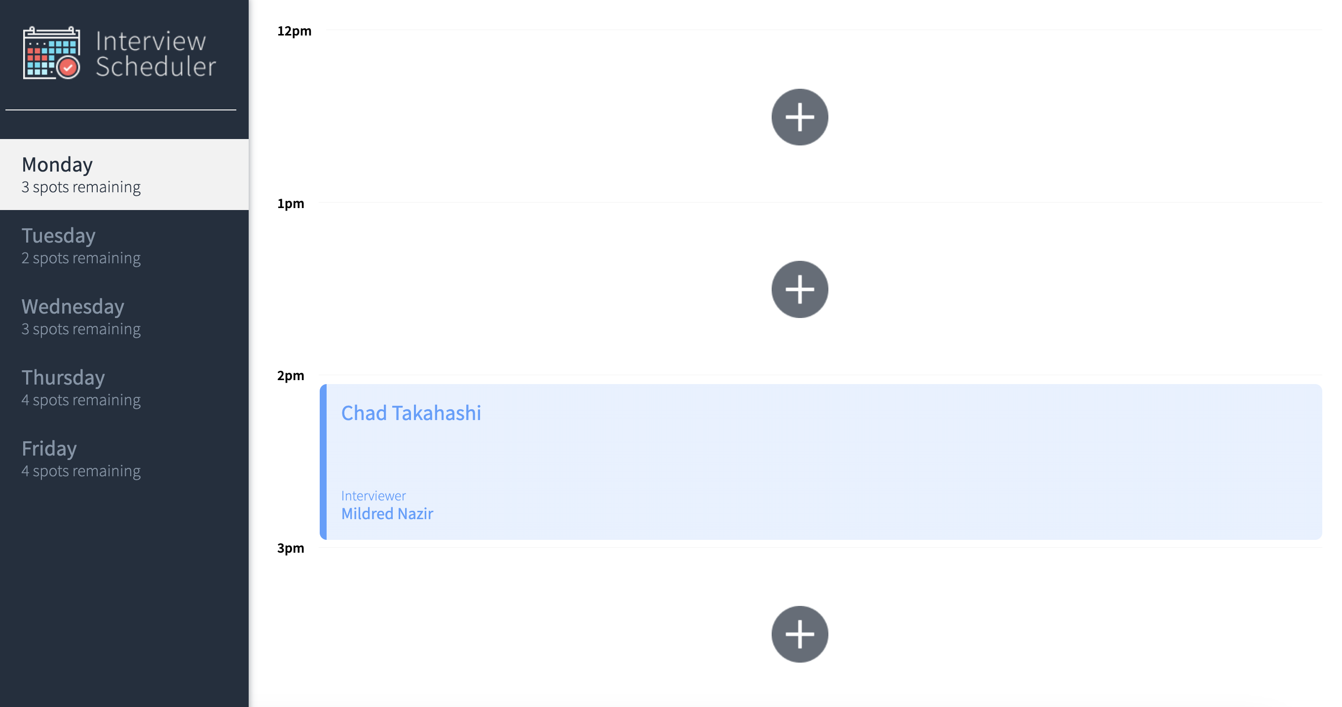 GitHub - mathewsteenwinkel/Scheduler: A scheduling app made with react