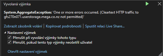 Exception in UploadFile · Issue #223 · gpailler/MegaApiClient · GitHub