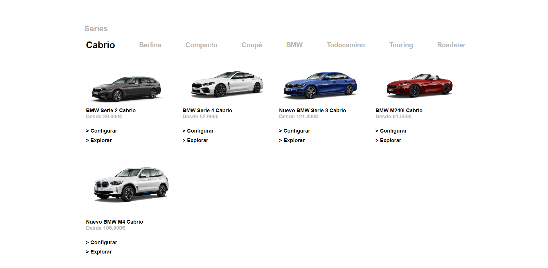 GitHub - ManuelaGutierrezGutierrez/Car-brand-site: Recreation of BMW site