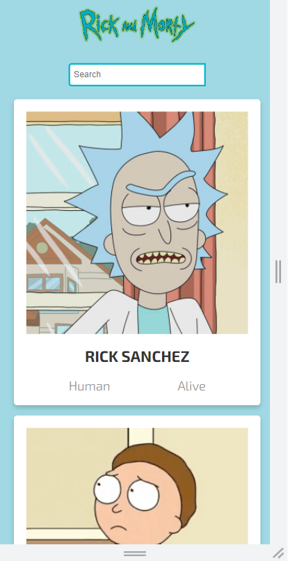 GitHub - ManuelaGutierrezGutierrez/Rick-Morty: Web with the characters of Rick & Morty. API call ...