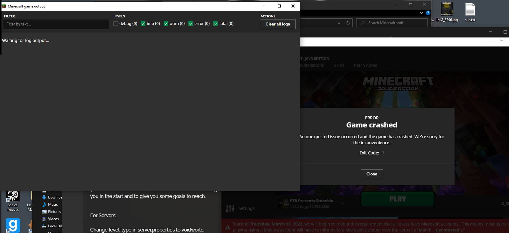 [Bug]: Modpack wont launch anymore (FTB Stoneblock 2) · Issue #635 · FTBTeam/FTB-Modpack-Issues ...