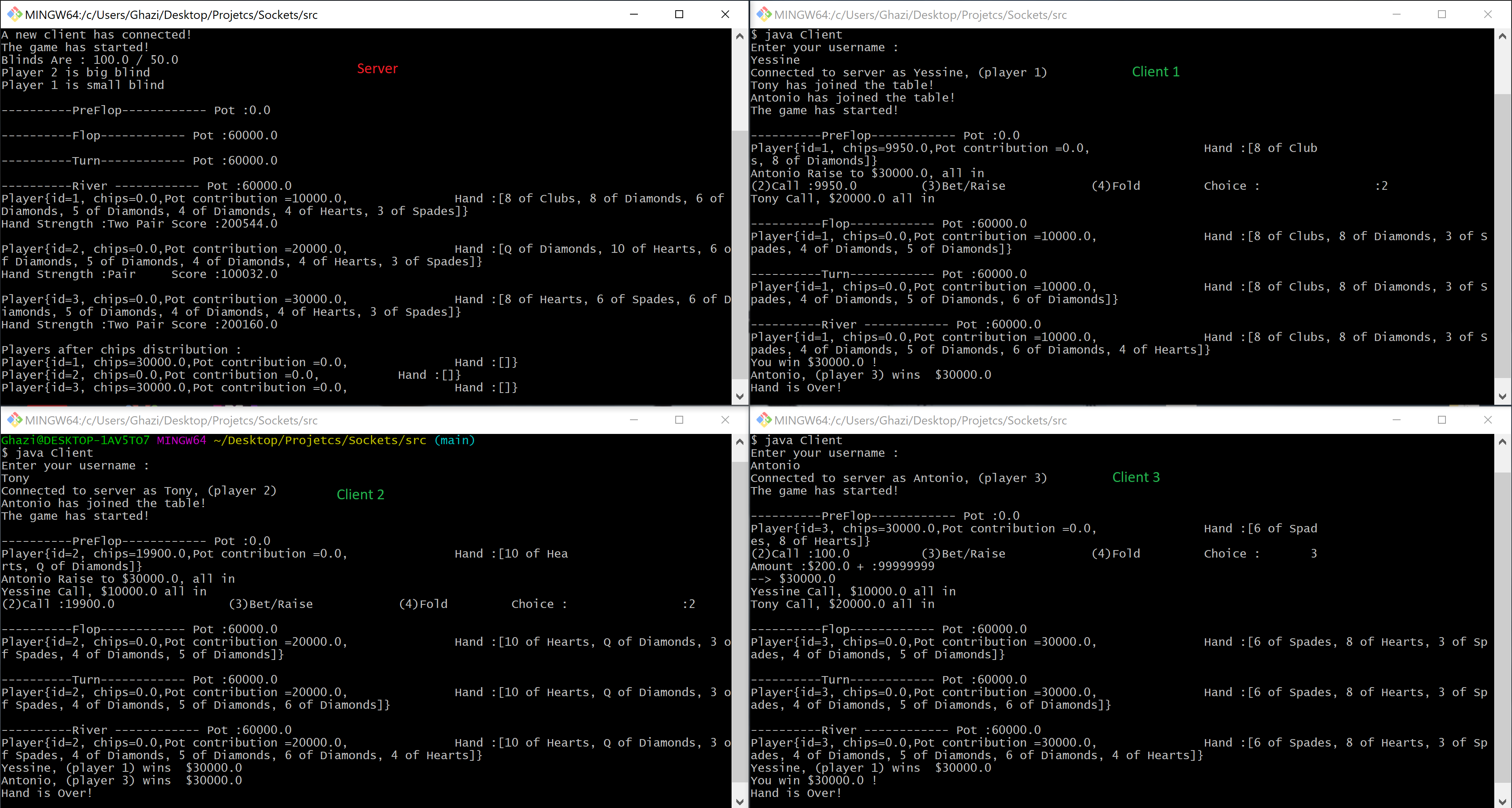 GitHub - yessine-rekik/Poker: Poker with Java