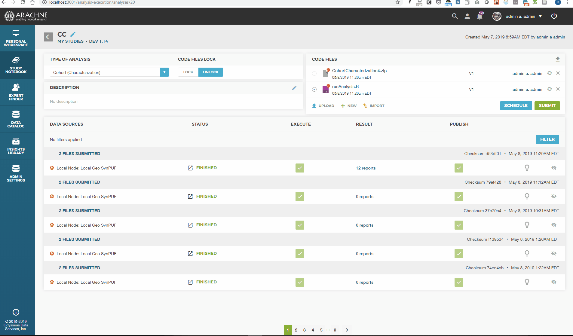 Horizontal scroll is missing in File viewer · Issue #635 · OHDSI/ArachneUI · GitHub