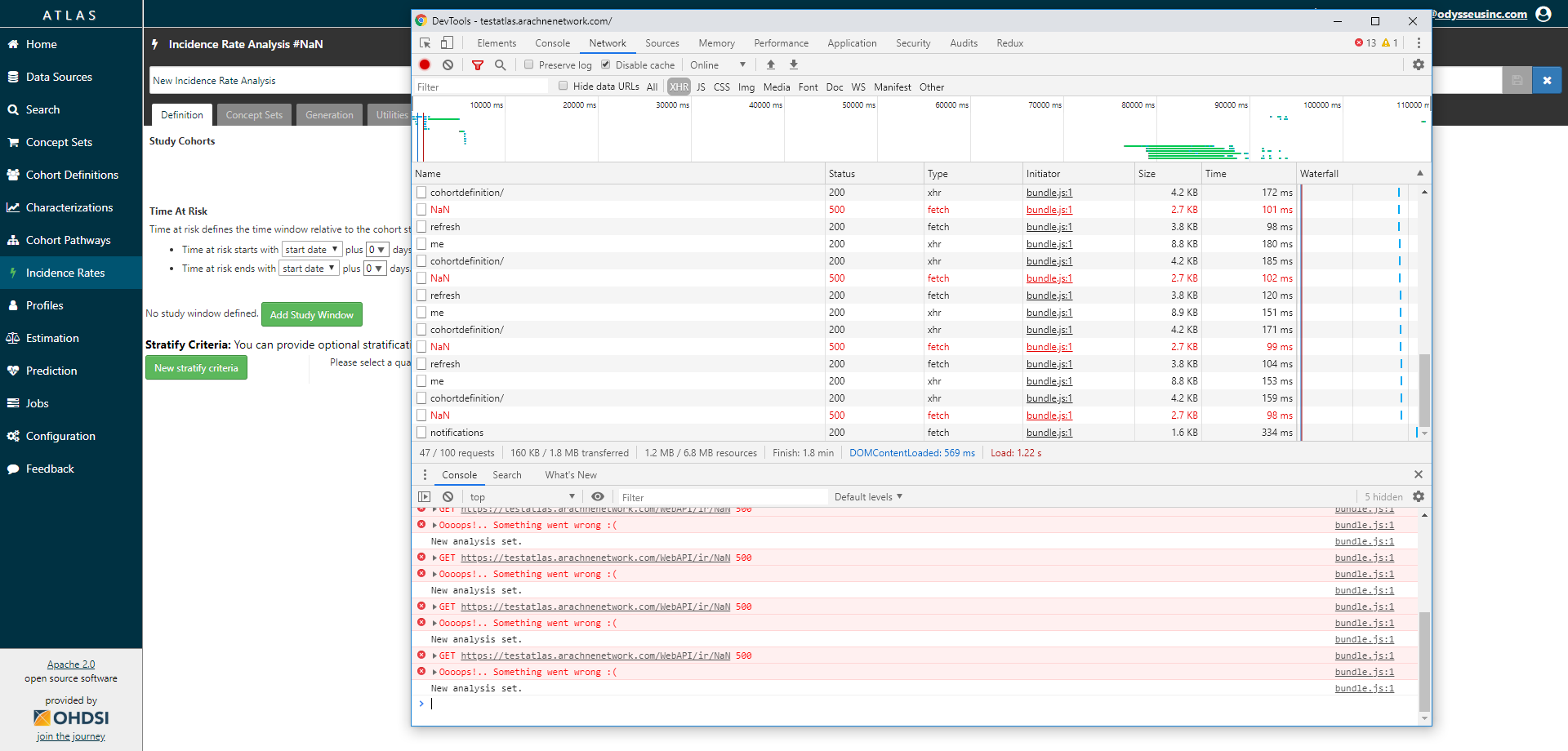 Cannot navigate to a tab in new IR analysis · Issue #2006 · OHDSI/Atlas · GitHub