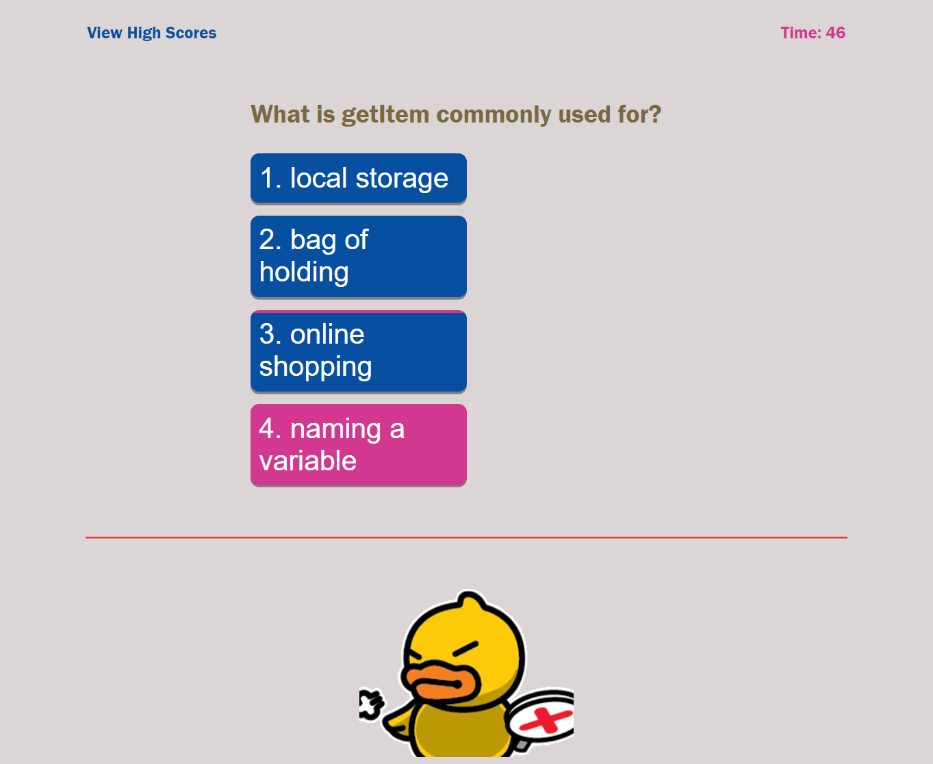 GitHub - Z9tails/CodeQuiz: API Challenge Code Quiz