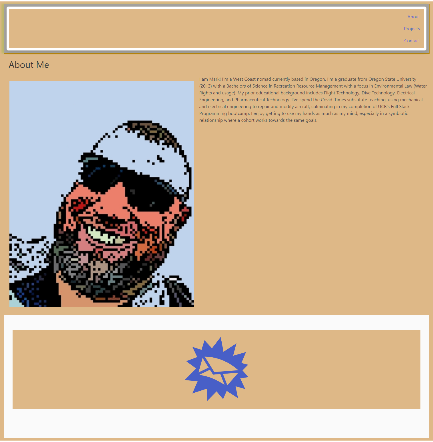 Github Z9tails Markportfolio React Based