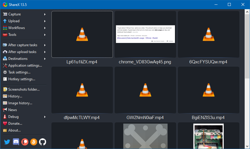 Thumbnails not showing for video recordings using ShareX · Issue #5665 · ShareX/ShareX · GitHub