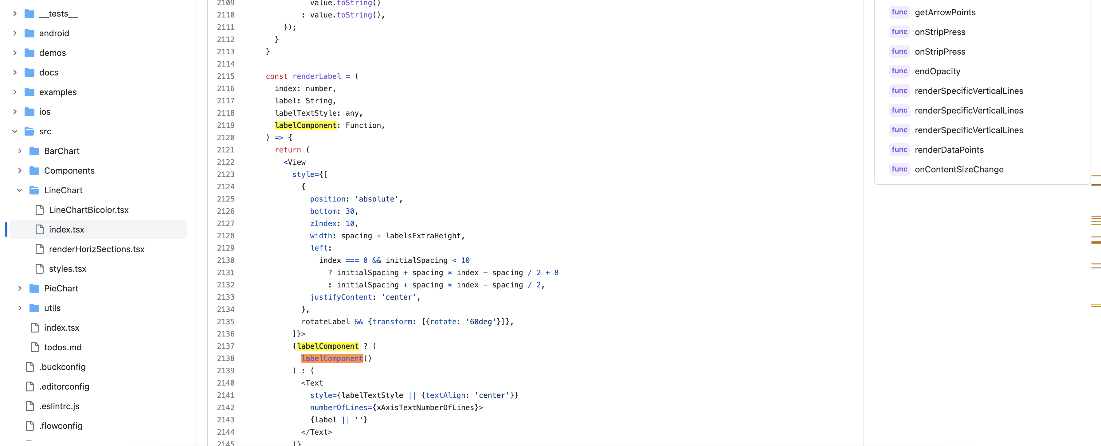labelComponent should be optional · Issue #340 · Abhinandan-Kushwaha/react-native-gifted-charts ...