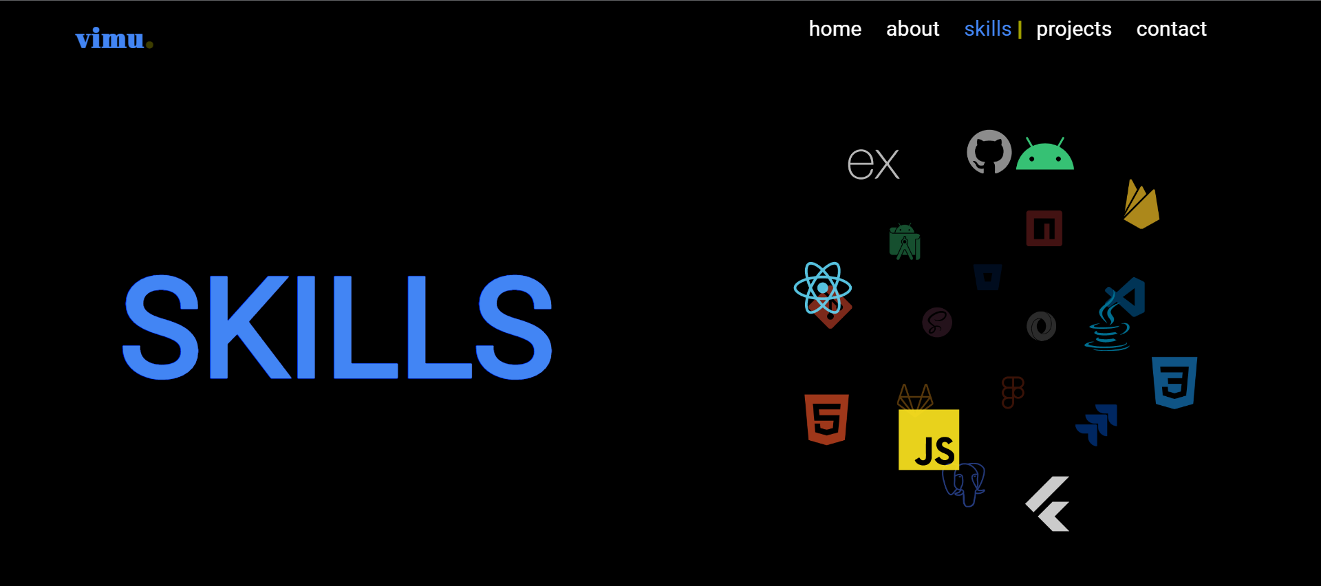 Github Vimu Kale React Portfolio