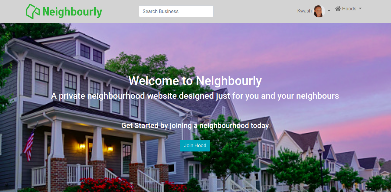 Github Faithkwamboka Django Neighbourhood This Is A Web Application